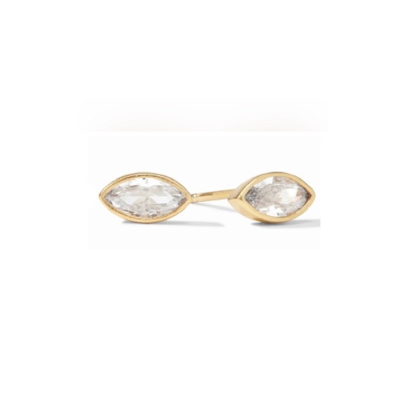 Julie Vos | Jewelry | Julie Vos Bezeled Crystal Mini Stud Earrings ...